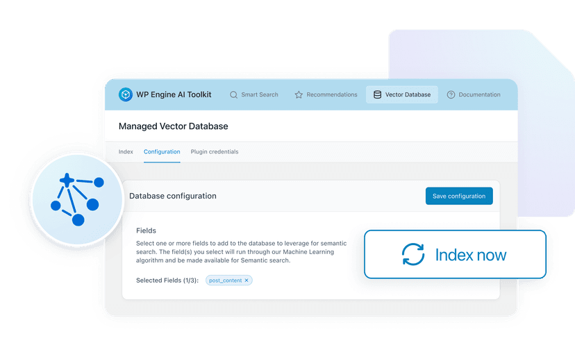 Managed Vector Database for WordPress | WP Engine
