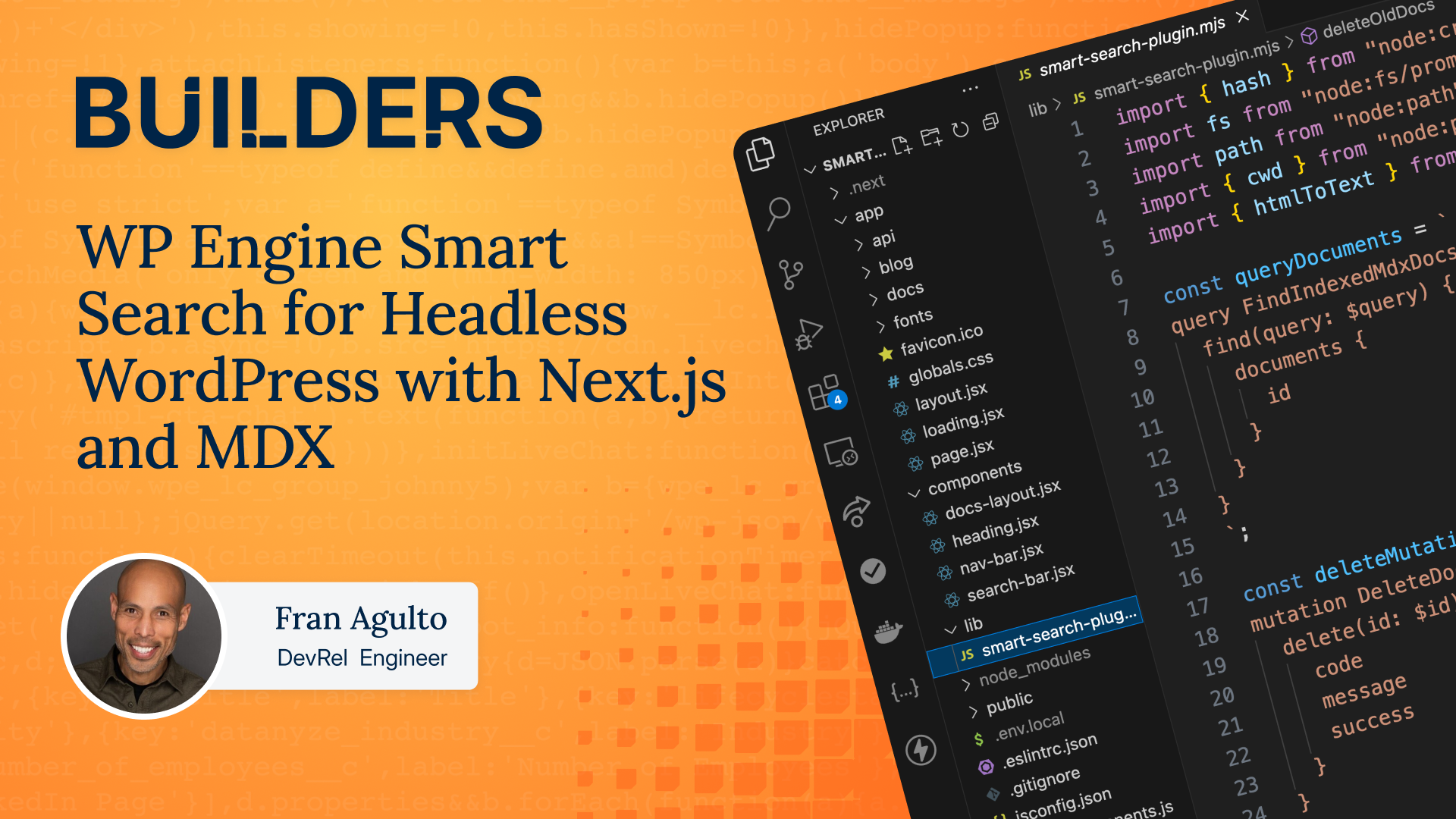 WP Engine Smart Search for Headless WordPress with Next.js and MDX - Builders
