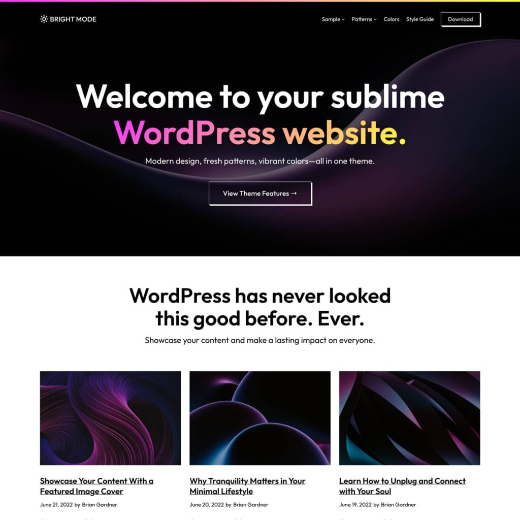 Block WordPress Themes Worth Exploring - Builders