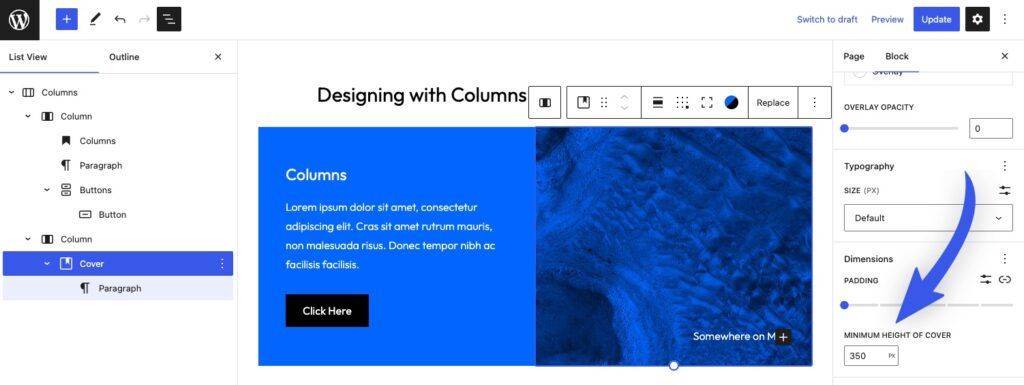 Designing with Column Blocks in WordPress