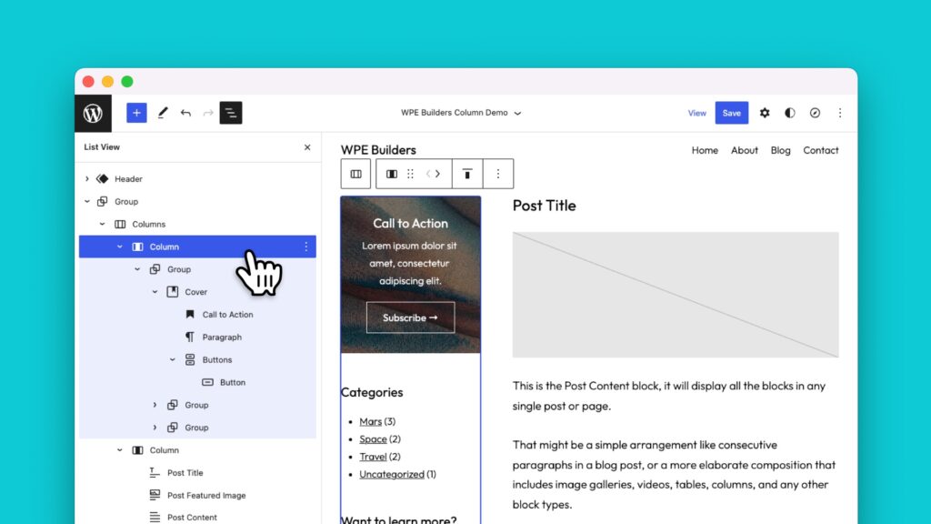 Designing with Column Blocks in WordPress
