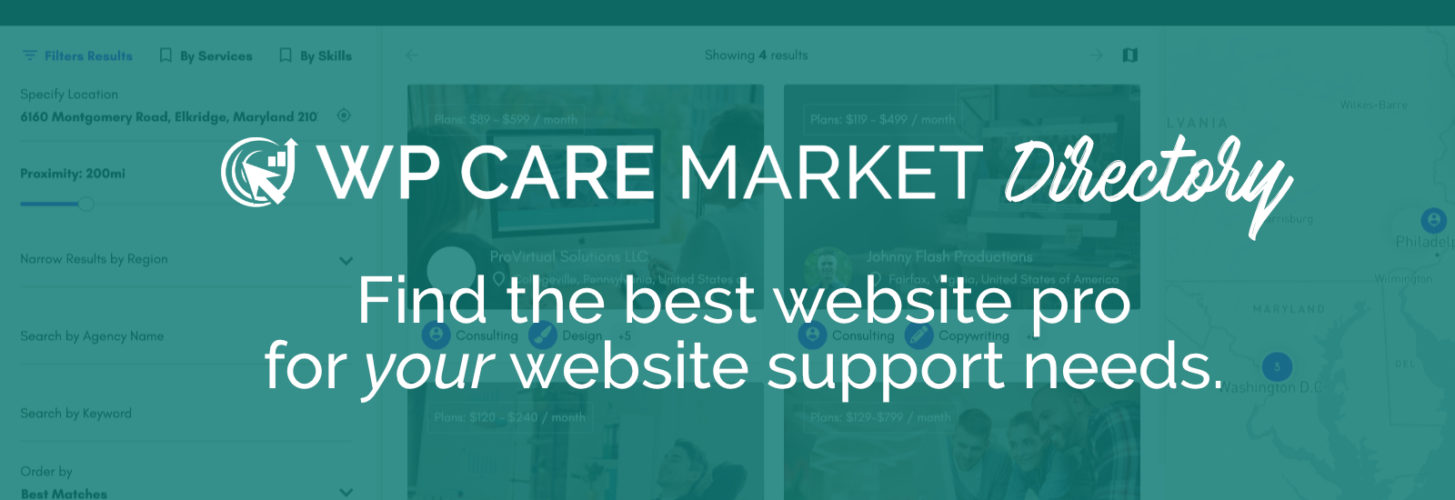 Wp Care Market Network Of Wordpress Website Care Agencies