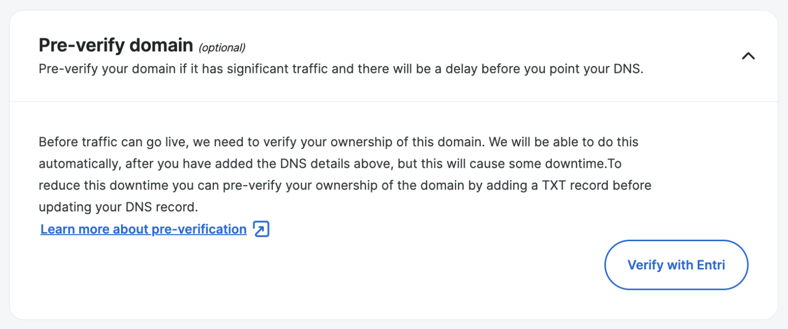 User Portal Domain Management - Support Center
