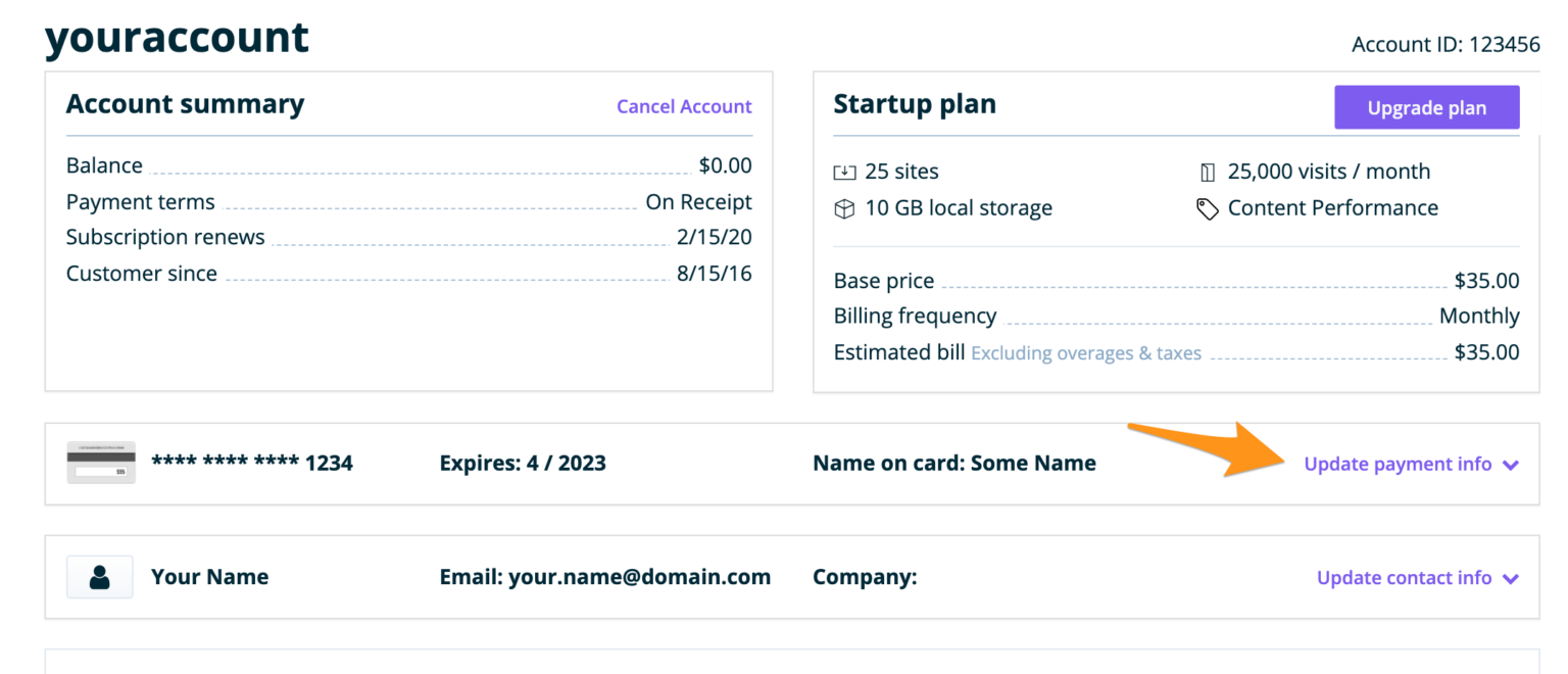 WP Engine Billing Invoice Overview - Support Center