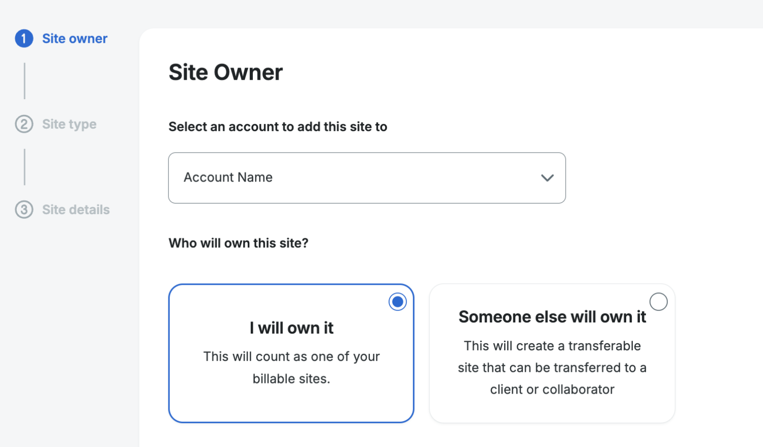 Sites and Environments - Support Center
