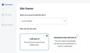 Sites and Environments - Support Center