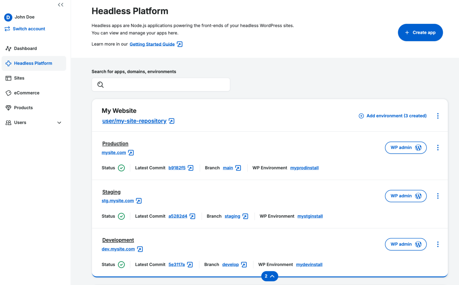 WP Engine Headless Platform - Support Center