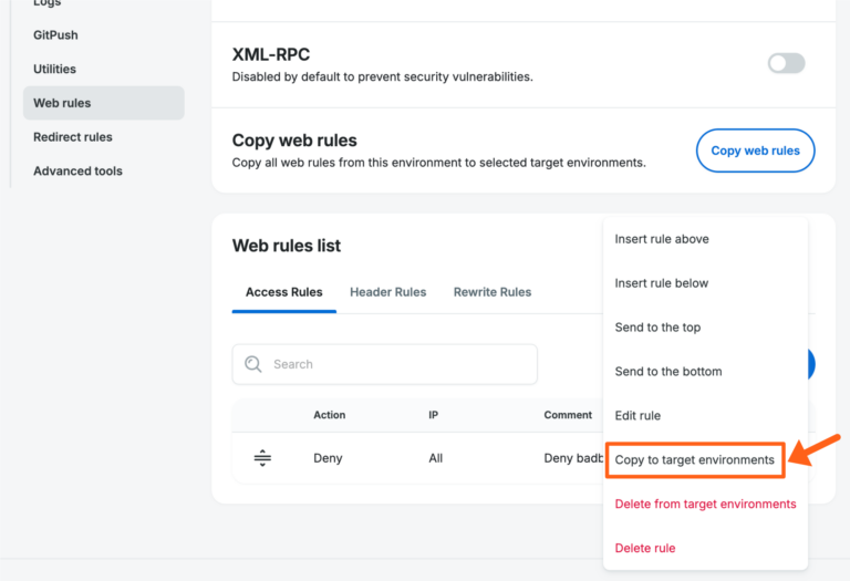 Web Rules Engine - Support Center