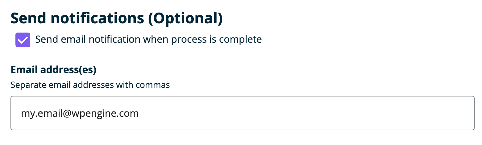 Copy Environment - Support Center