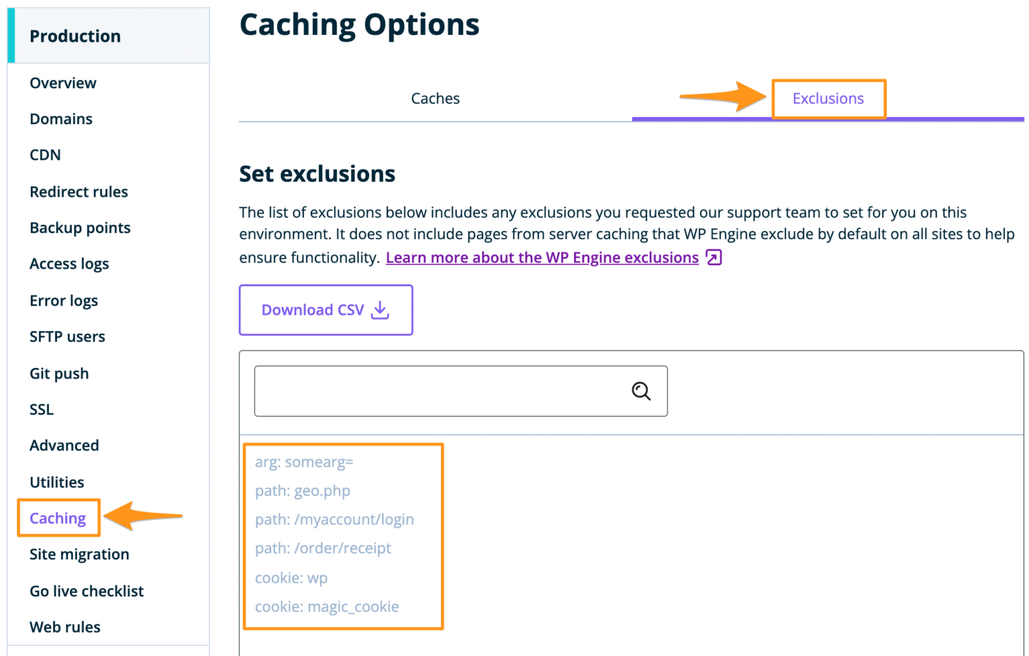 Server and Browser Cache - Support Center