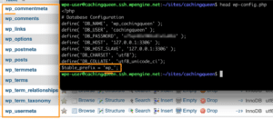 View or Edit WordPress Database Table Prefix - Support Center