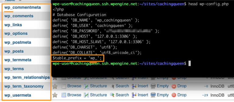 View or Edit WordPress Database Table Prefix - Support Center