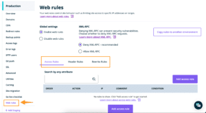 Web Rules Engine - Support Center