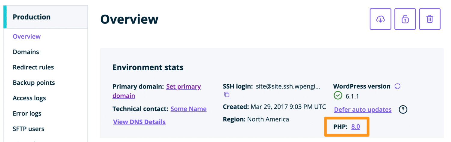 PHP Version and Upgrade Guide - Support Center
