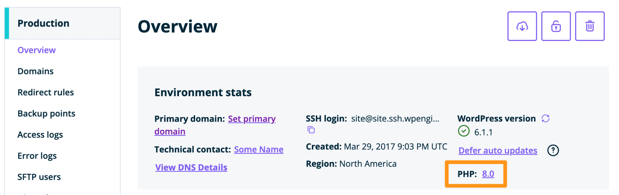 PHP Version and Upgrade Guide - Support Center