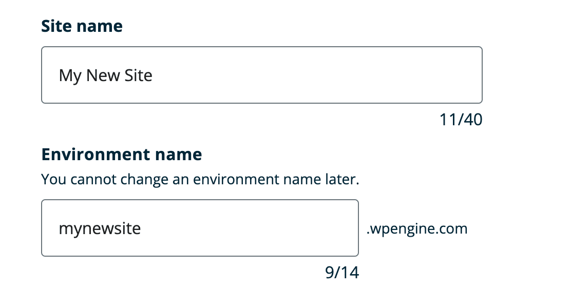Build a New Site on WP Engine - Support Center