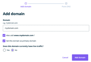 User Portal Domain Management - Support Center