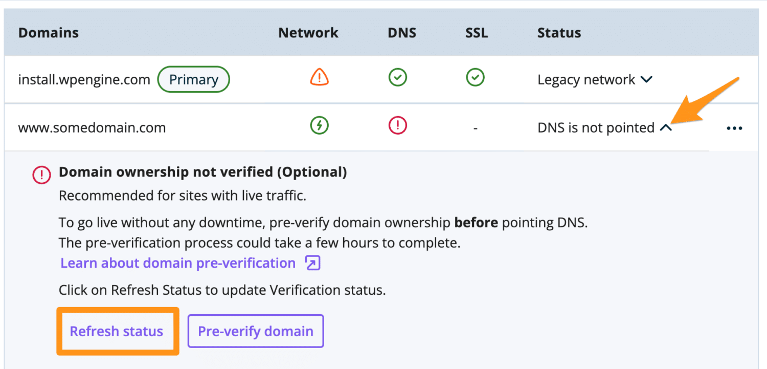 User Portal Domain Management - Support Center