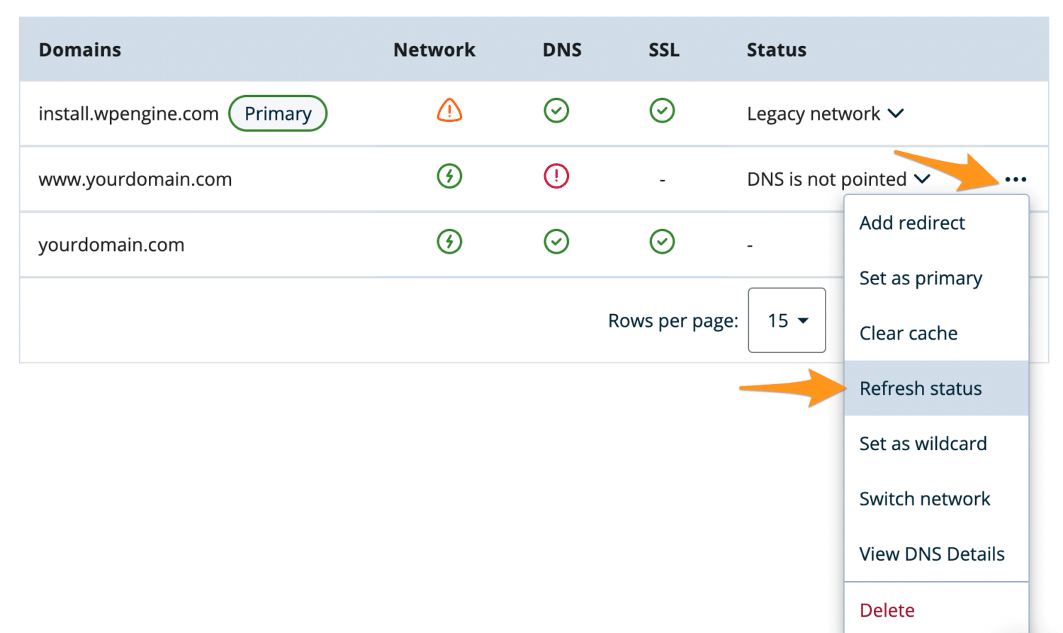 User Portal Domain Management - Support Center