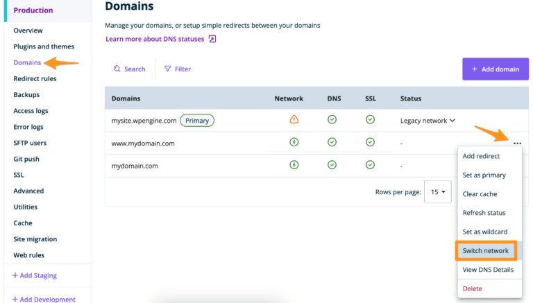 Comparing Network Options - Support Center