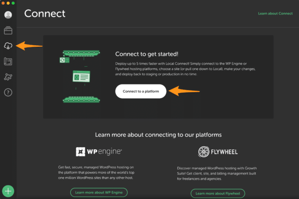 Local and WP Engine Connect - Support Center