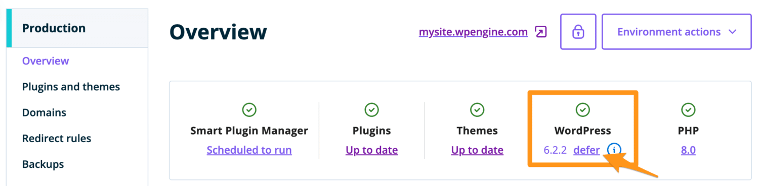WordPress Core Automatic Updates and Deferrals - Support Center