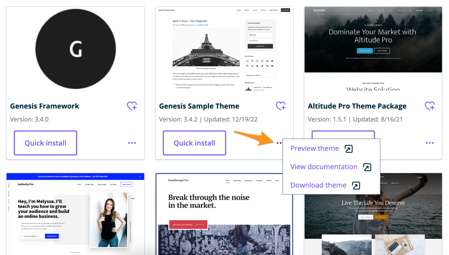 Get Started with Genesis Framework and StudioPress Themes - Support Center