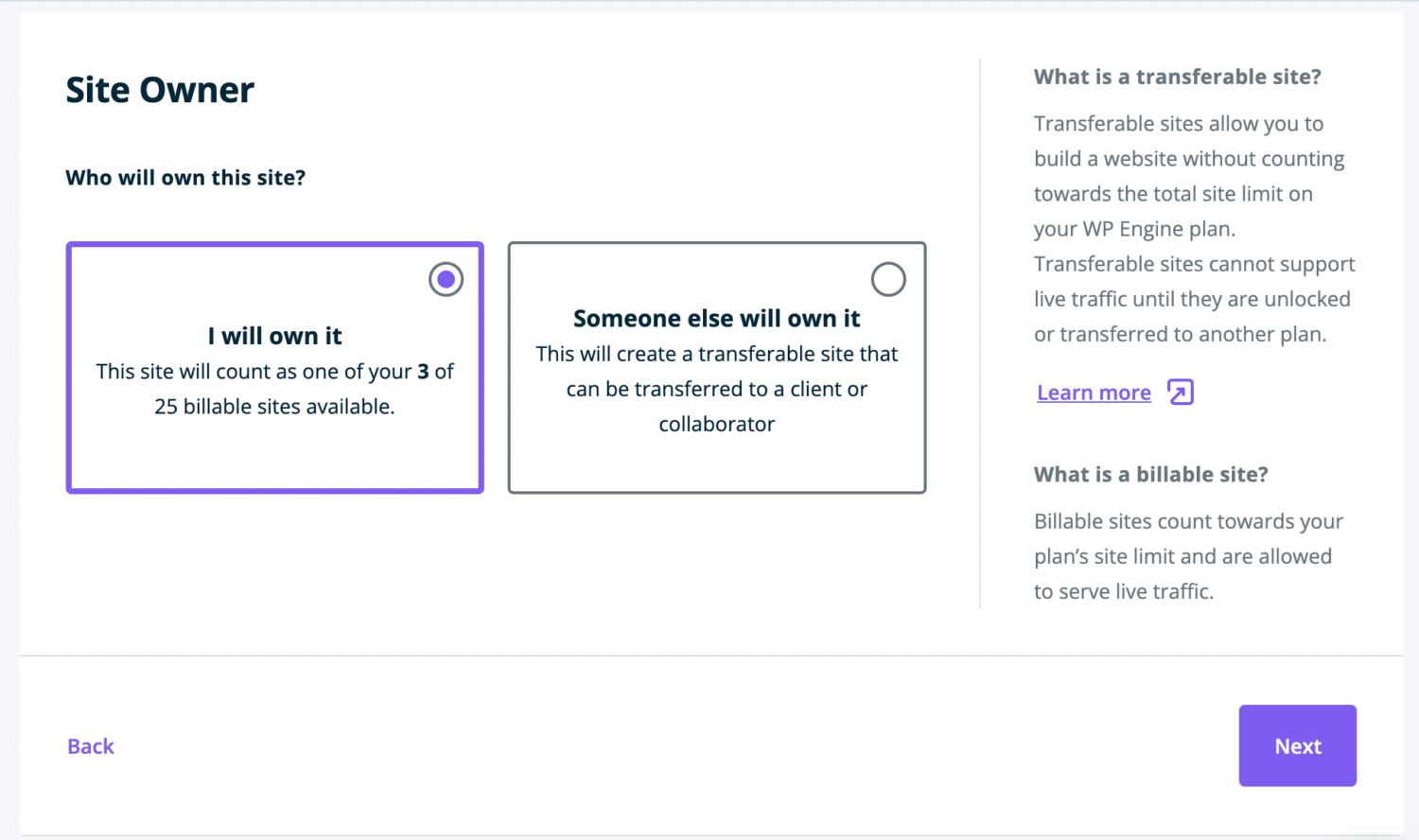 Sites and Environments - Support Center
