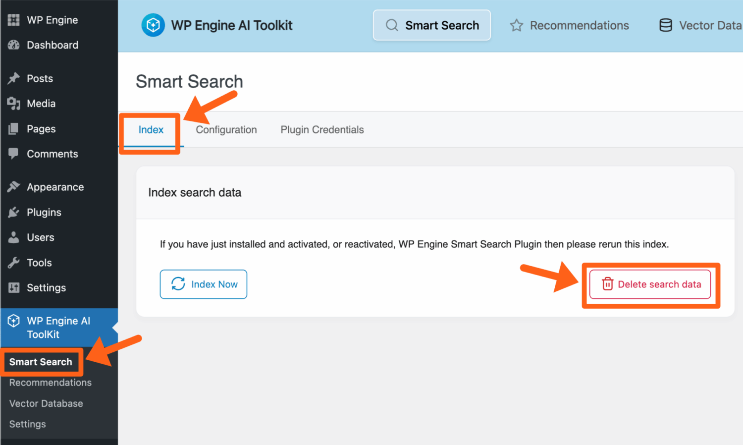 WP Engine Smart Search - Support Center