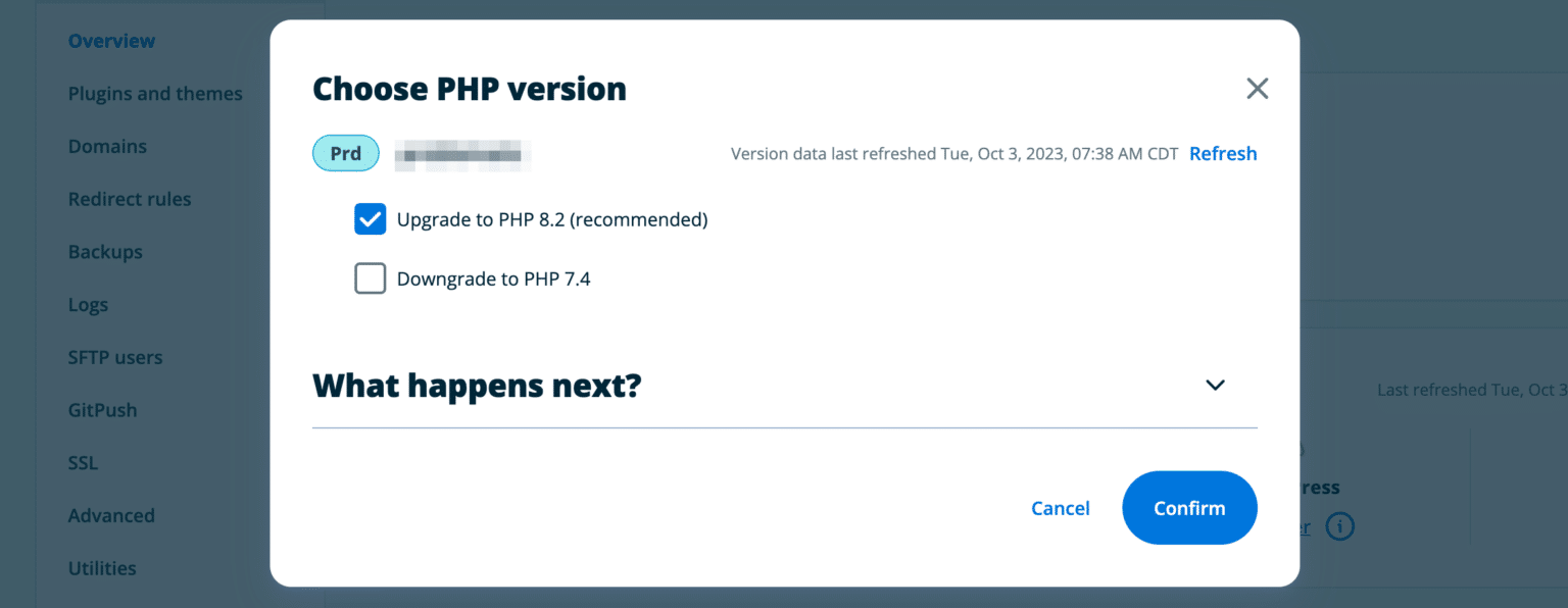 PHP Upgrade Guide - Support Center