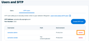 SFTP Usage and Access - Support Center