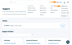 Support Channels and Scope of Support - Support Center