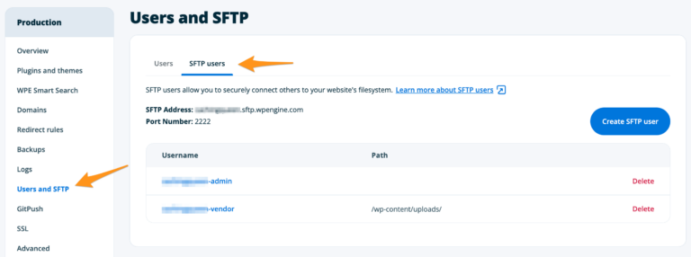 SFTP Usage and Access - Support Center
