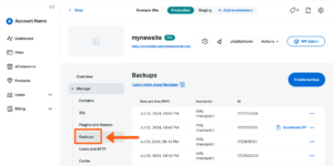 Backup and Restore - Support Center