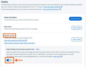 Server and Browser Cache - Support Center