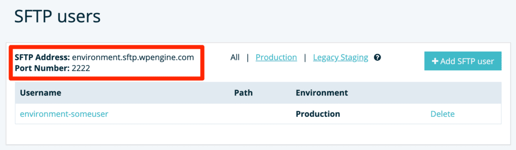 How To Use SFTP To Access Your Website Files WP Engine 