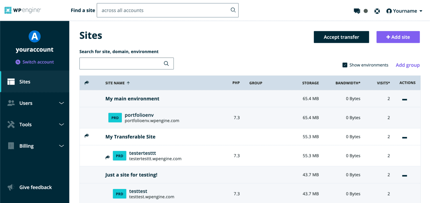 User Portal Overview | WP Engine®