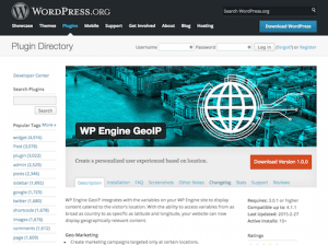WP Engine GeoIP Plugin Now Available In WordPress.org Repository | WP Engine