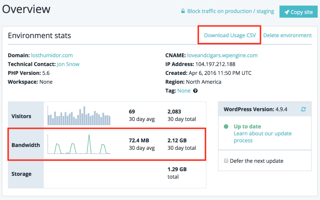 Bandwidth Cause and Effect | WP Engine®