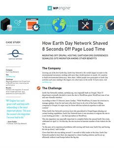 How Earth Day Network Shaved Eight Seconds Off Page Load Time